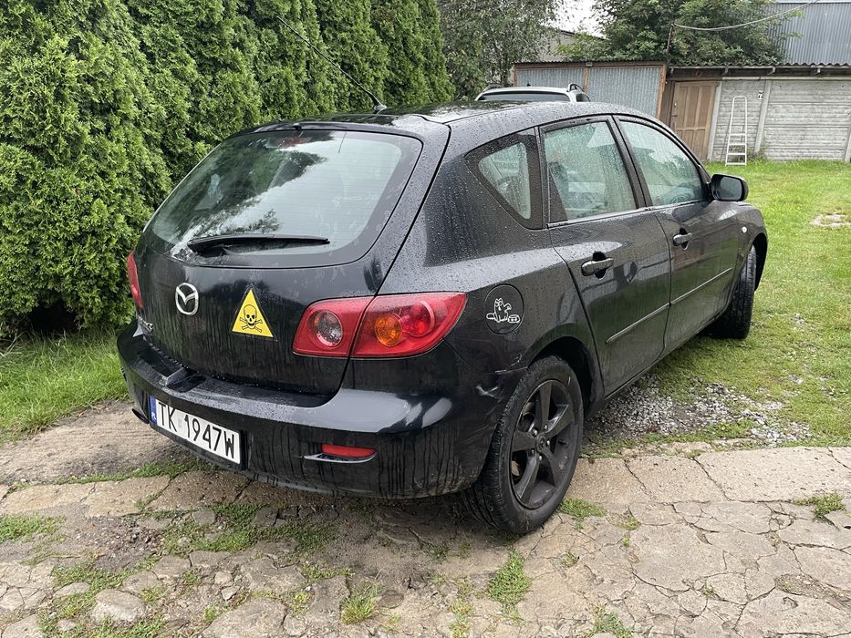 Mazda 3 1.6 Benzyna 2004 rok Alufelgi 16” Niski Przebieg Katalizator Kielce • OLX.pl