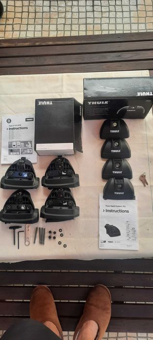THULE Kit 3028 para BMW + Rapid System 753 para qualquer modelo São ...