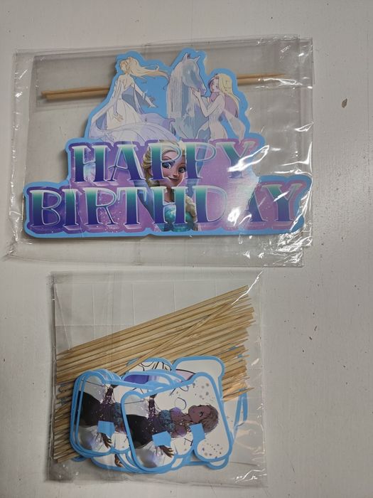 Topper toper na tort Kraina Lodu Frozen B674 Bydgoszcz • OLX.pl