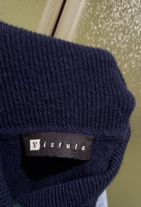 Vistula Sweter z golfem z kaszmiru, 40% Wełna 10% Kaszmir, Roz. L/XL ...