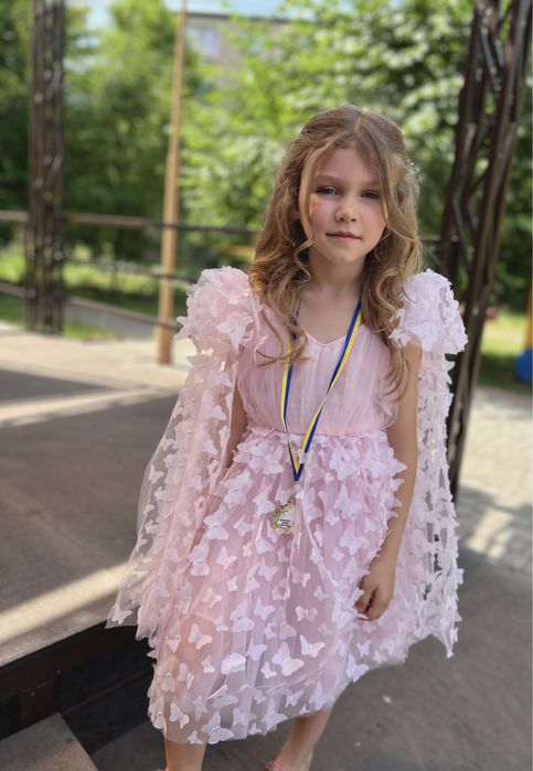 Сукня рожева Метелик 116-122 ( бабочка) режева: 1 299 грн. - Одяг для дівчаток Запоріжжя на Olx