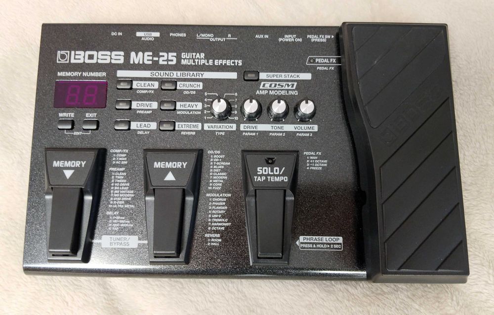 Гитарный процессор эффектов Boss ME25(новый): 6 800 грн. - Студійне ...