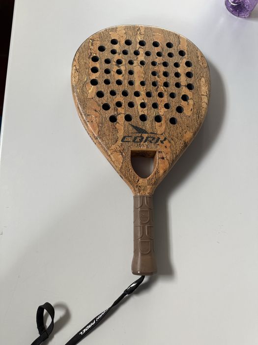 Raquete padel Cork Premium Hybrid II Estrela • OLX.pt