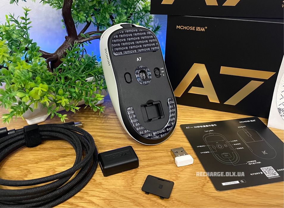 НОВІ Mchose A7 PAW3395 Lightweight | Ігрова Бездротова Мишка: 1 699 грн. - Периферійні пристрої ...