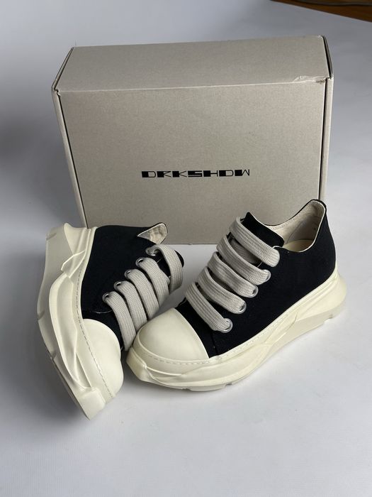 Rick Owens Ramones jumbo lace laces abstract кеди кросівки кросовки 43: ...