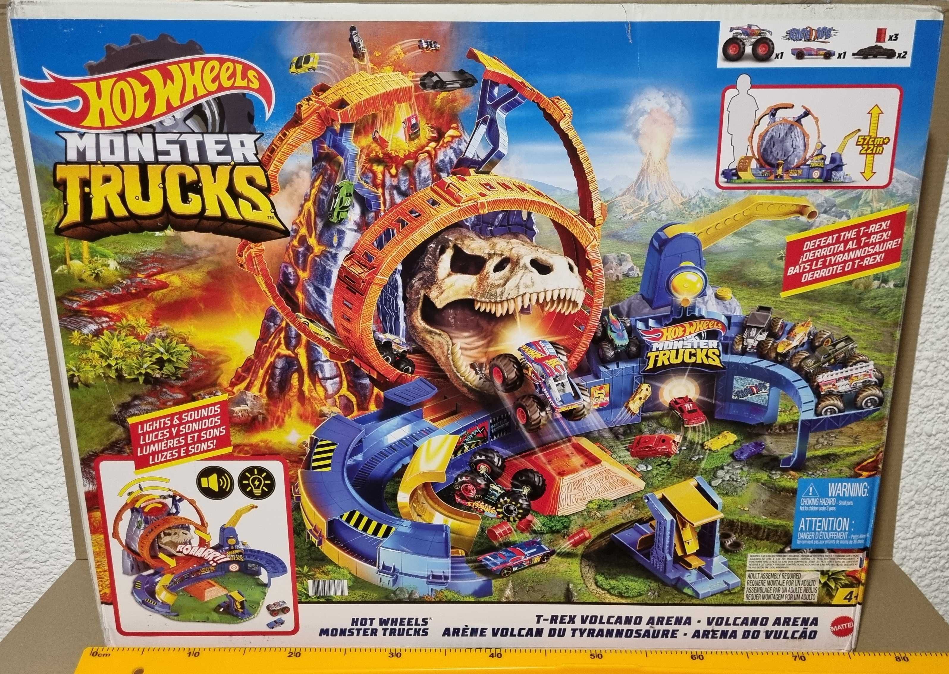 Трек Hot Wheels Вулкан Тирекса. Хот Вилс Вулканічна арена. Оригинал: 4 ...
