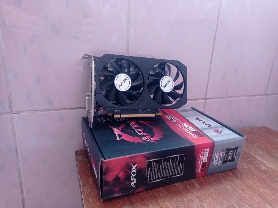 Відеокарта AFOX Radeon RX 550 4GB GDDR5: 1 999 грн. - Комплектуючі та аксесуари Київ на Olx