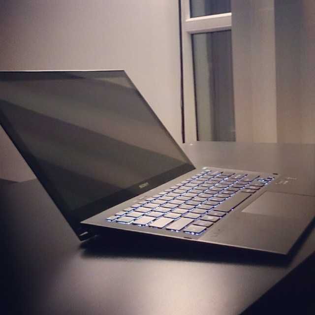Тонкий Легкий 1 кг i5,8GB,512GB SONY VAIO PRO 13.3 SVP Windows Ноутбук ...