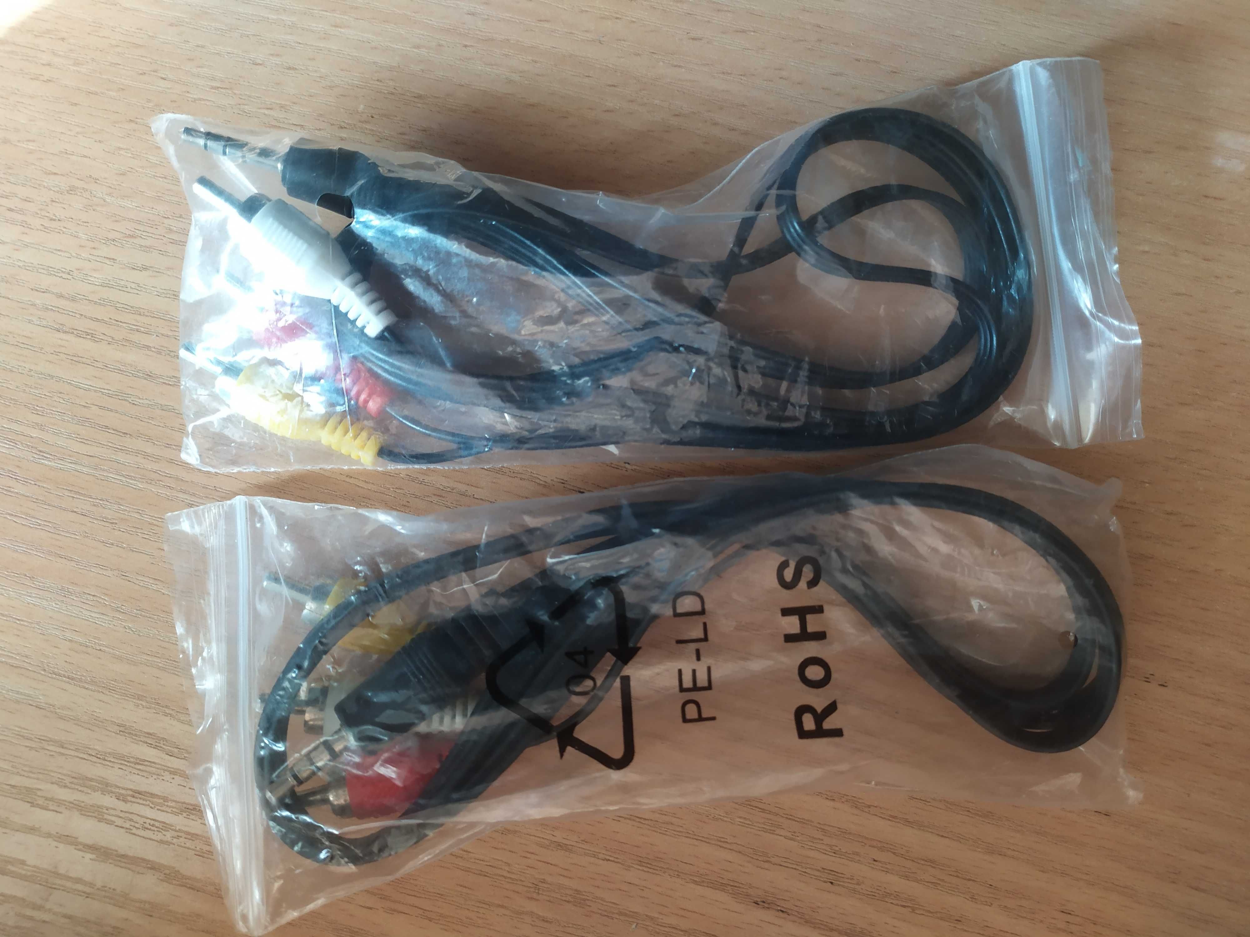 Av кабель 3 RCA - 3 RCA, тюльпан - тюльпан, 3RCA-3,5mm: 35 грн ...