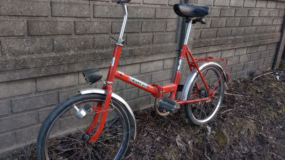 Wigry 3-składak,rower prl Kielce • OLX.pl