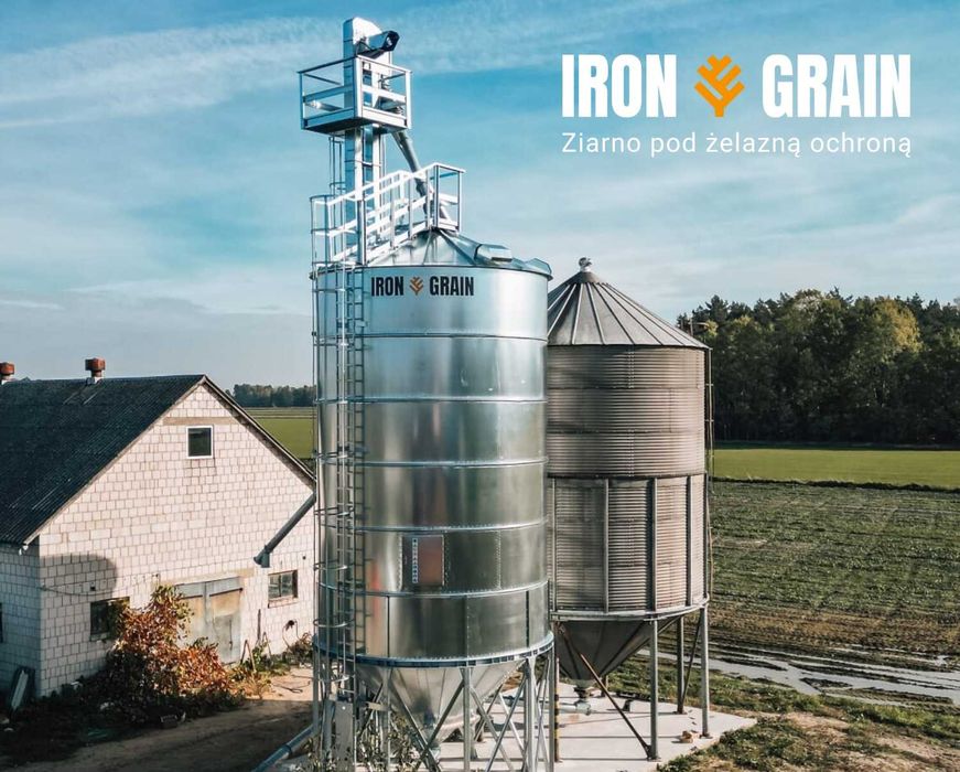 SILOSY zbożowe Lejowe silos 108 Ton stal ocynkowana Polski producent ...