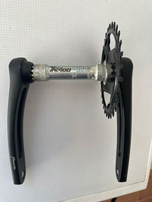 Pedaleira Miranda Delta 30 Dentes 170mm eixo 24mm Shimano Algueirão-Mem ...