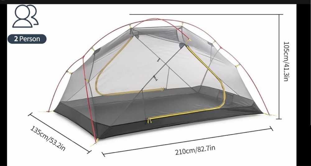 Палатка Naturehike mongar 2 nylon-20D: 4 500 грн. - Палатки Самбір на Olx