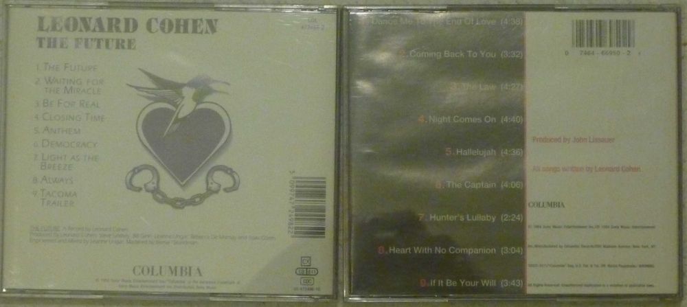 LEONARD COHEN -Various Position, The Future Siedlce • OLX.pl