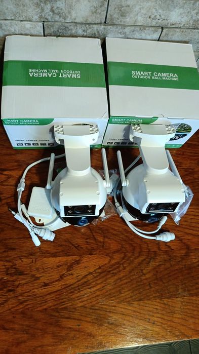 Камера видеонаблюдения,ip,wifi двойная.спостереження.2 обєктива: 1 300 ...