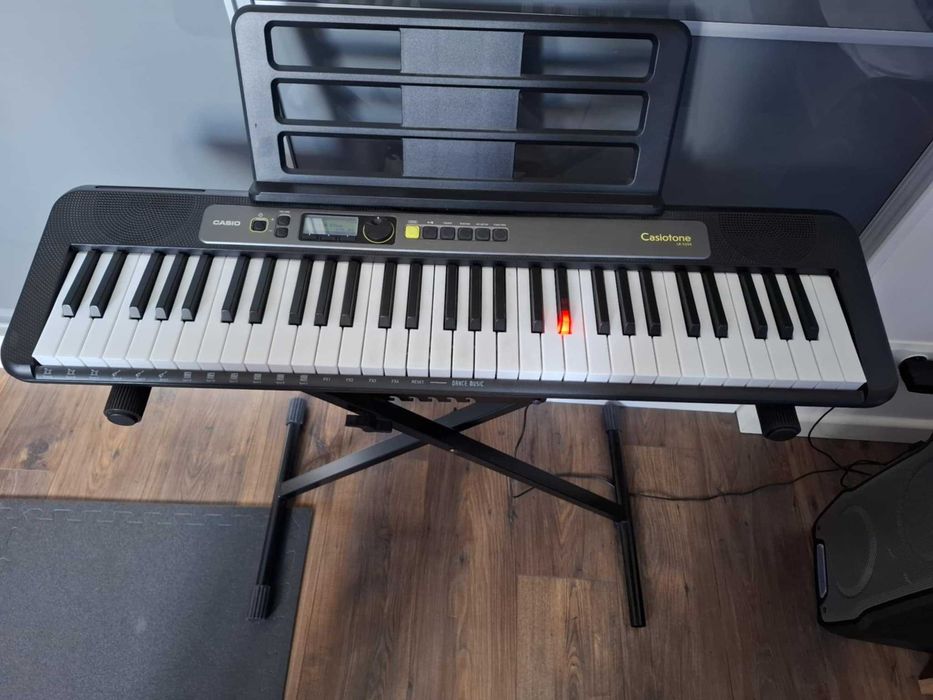 Casio LK-S250 - keyboard z podświetlaną klawiaturą + STATYW Jaworzno • OLX.pl