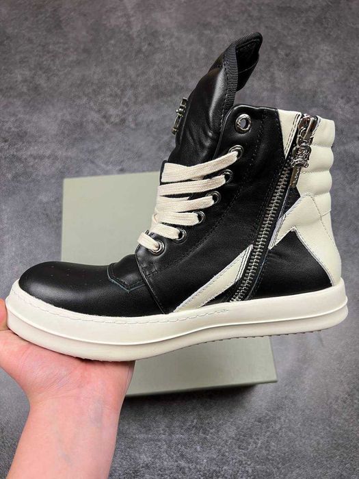 Rick Owens x Chrome Hearts Geobasket Low Black: 4 999 грн. - Кросівки ...