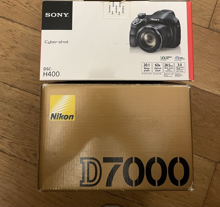 Pudełka kartony do aparatów Sony A58 A65 H400 Nikon D7000 D200 D2 D80 ...