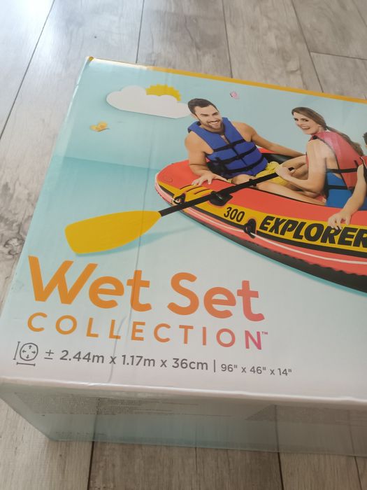 Nowy ponton Explorer Pro 300 Intex Stargard • OLX.pl