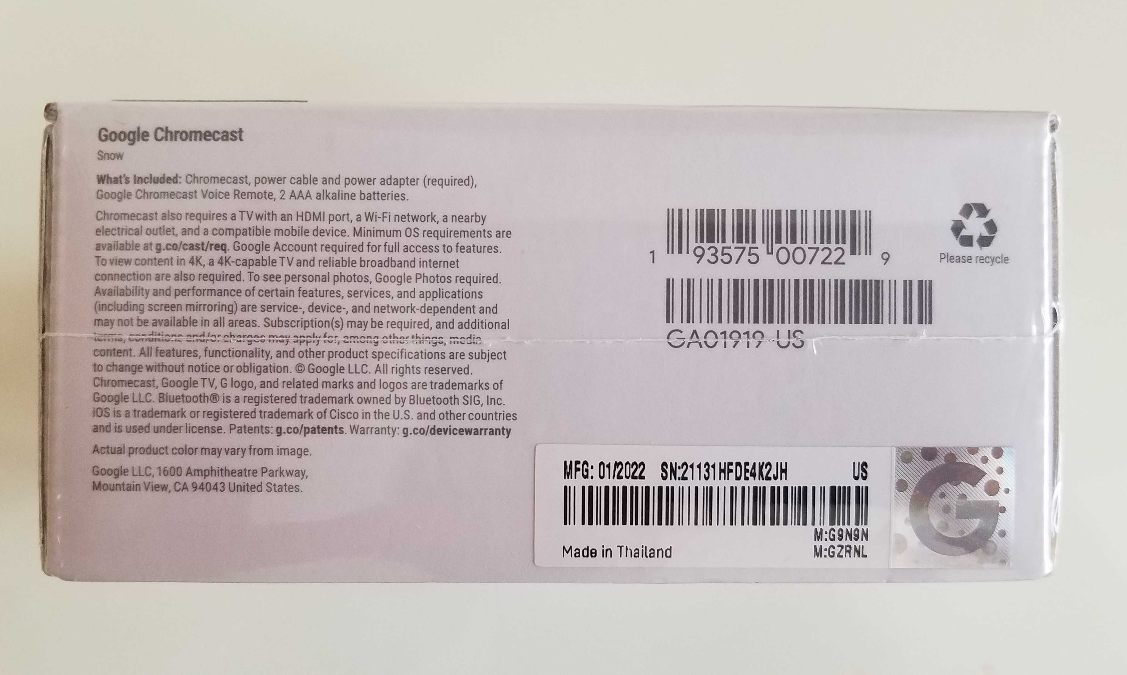 Chromecast 4k with Google TV новая приставка Хромкаст гугл тв: 1 990 ...