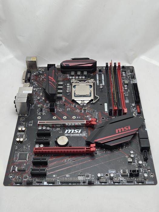 Płyta główna MSI B360 gaming plus + CPU Intel i5-9400F + DDR4 16GB ...