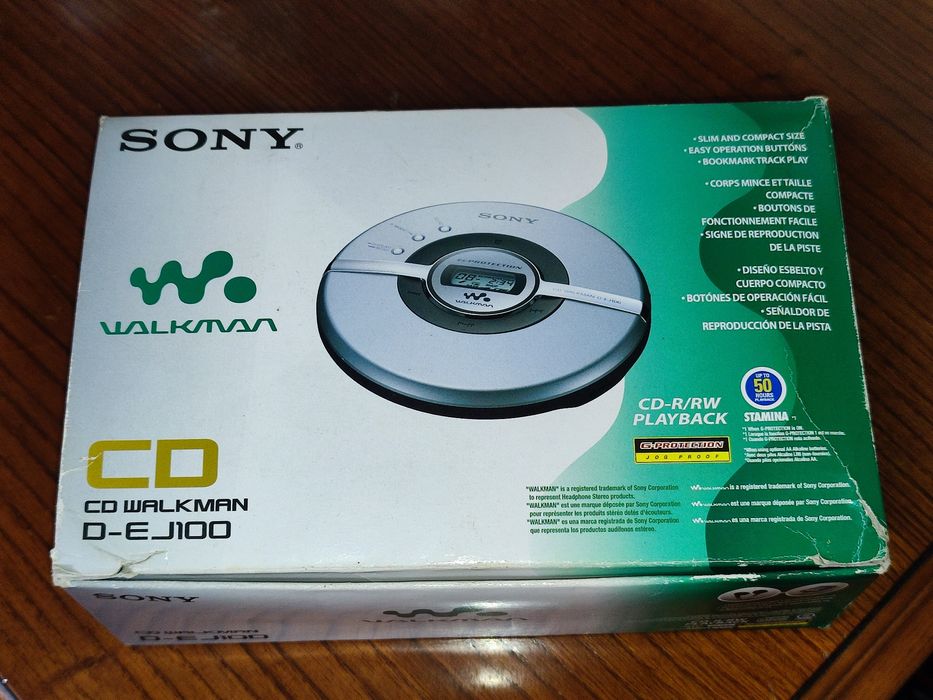 Sony CD walkman azul Alfena • OLX.pt