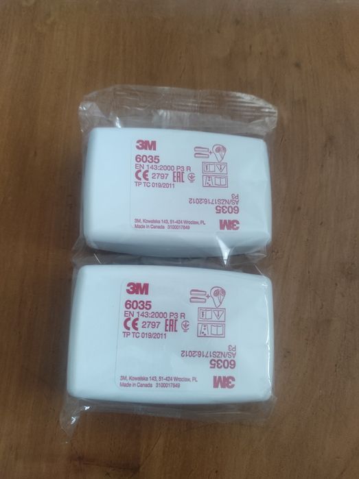 Zestaw 50 sztuk filtrów przeciwpyłowych 3m 6035 Szczawno-Zdrój • OLX.pl