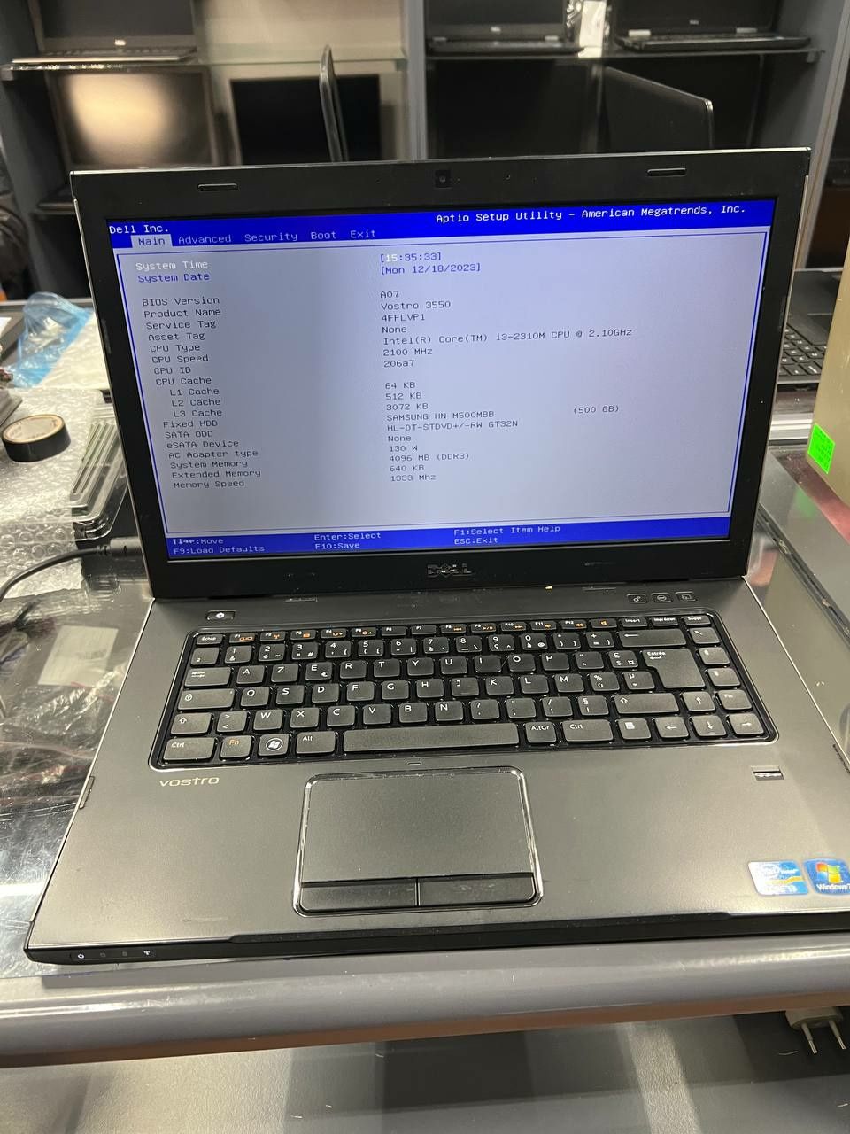 Ноутбук Dell intel i3: 2 200 грн. - Ноутбуки Запоріжжя на Olx