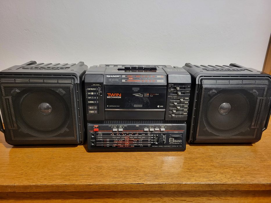 Sharp WF-T738 Radio i kasety; wieża Gdańsk Wzgórze Mickiewicza • OLX.pl