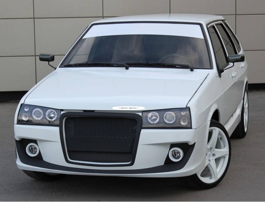 Бампер передний ВАЗ 2108 2109 21099 в стиле "Я робот". Тюнинг.: 2 600 грн. - Бампери Полтава на Olx