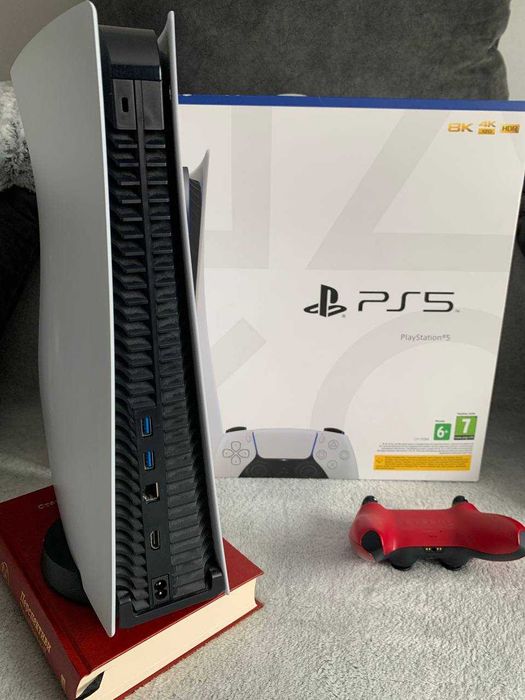 Консоль Sony PlayStation 5 Blu-ray + Геймпад Sony DualSense Cosmic Red ...