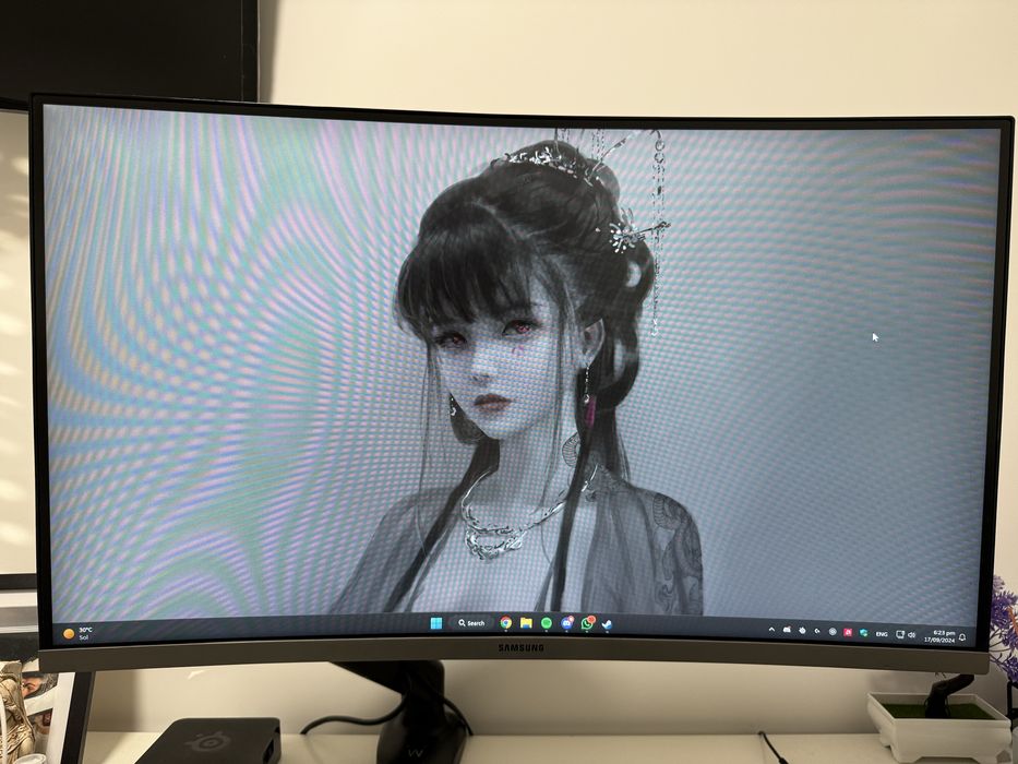 Monitor Curvo Samsung Full Hd 27 polegadas 75Hz Parque das Nações • OLX.pt