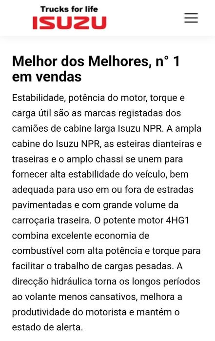 ISUZU 'NPR' [TRI-Basculante] • 3.0L》150HP • Ligeira Águas Santas • OLX.pt