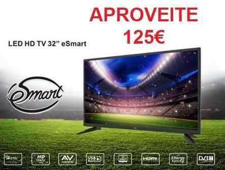TV LED 32" HD USB PVR c/ Sintonizador TDT - eSmart Arcos De Valdevez ...