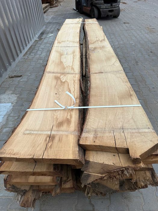 DESKA DĘBOWA tarcica stolarska suszona DĄB DESKI DĘBOWE 25 32 50 ...