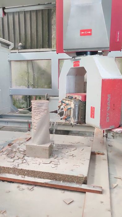 D2 Technology Monster 5 CNC 5 Eixos + Torno Granito Mármore Esposende ...