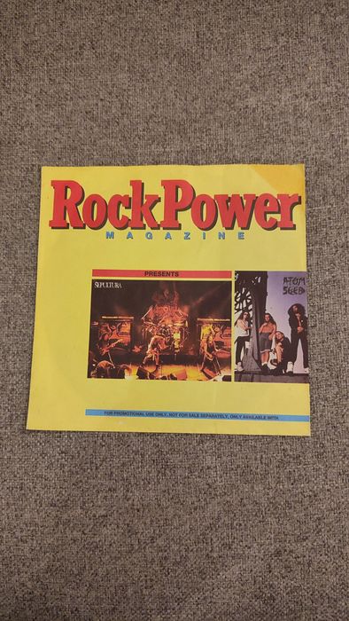 Rock Power Magazine - Flexi Disc - Sepultura/Atom Seed - 1991 Almada ...