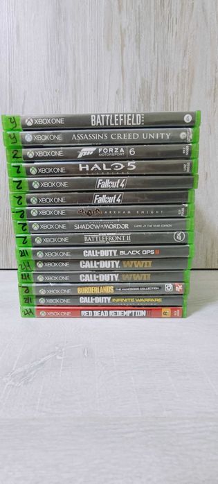 Ігри на дисках на XBOX ONE — диск для ХВОХ — 15штук — Читаємо опис: 3 ...