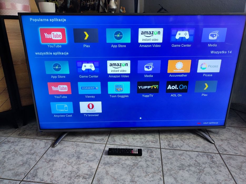 Hisense ub55ec591 smart TV 4k uhd 55 Cali WLAN LAN SAT Tuner Dobrzeń ...