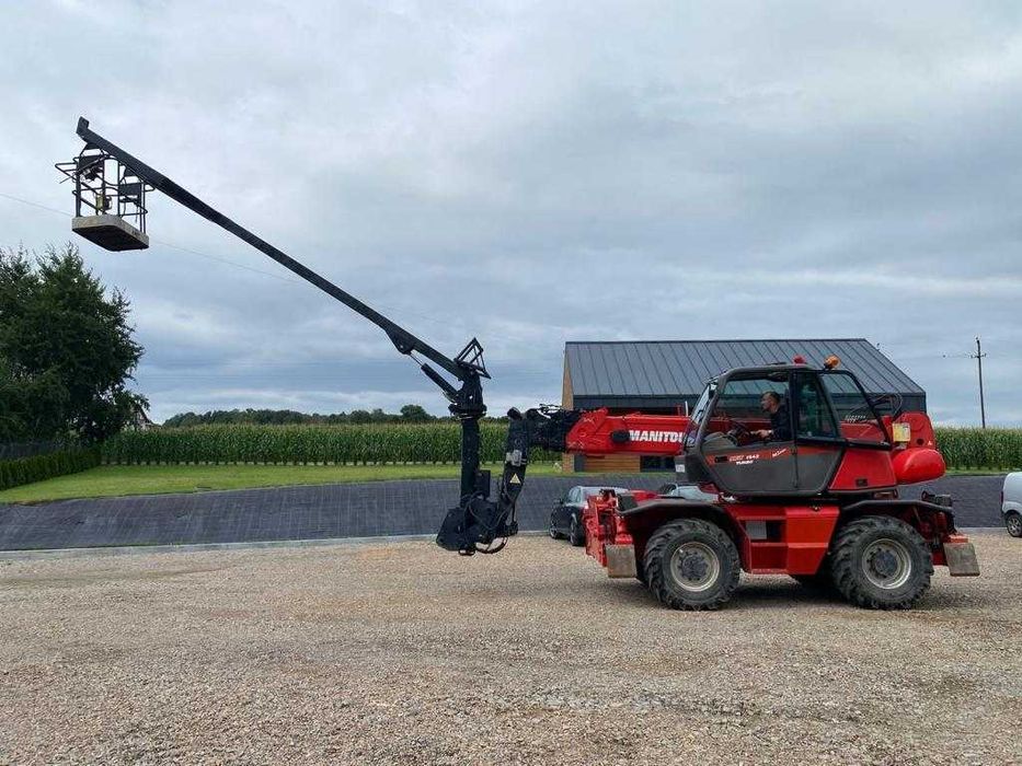 Ładowarka teleskopowa Manitou Usługi Wynajem 1840 MRT 2150, 2550 Tomice ...