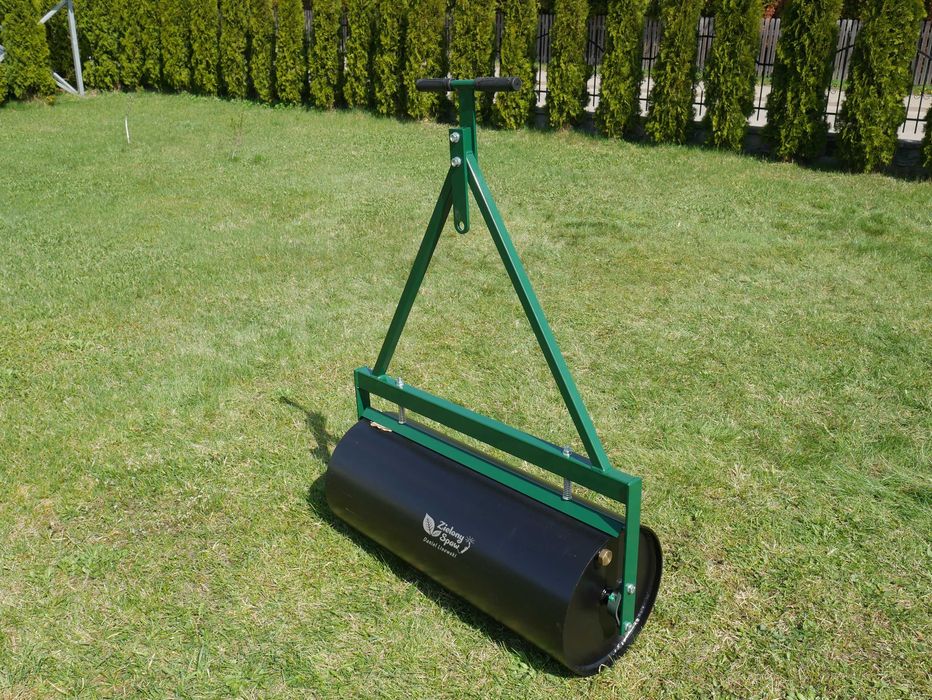 Walec ogrodowy 100cm ręczny/do traktorka 85-200kg Solidny, Ciężki Łódź ...