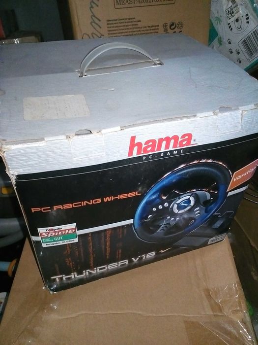 Игровой руль с педалями Hama Thunder V18: 600 грн. - Аксесуари Одеса на Olx