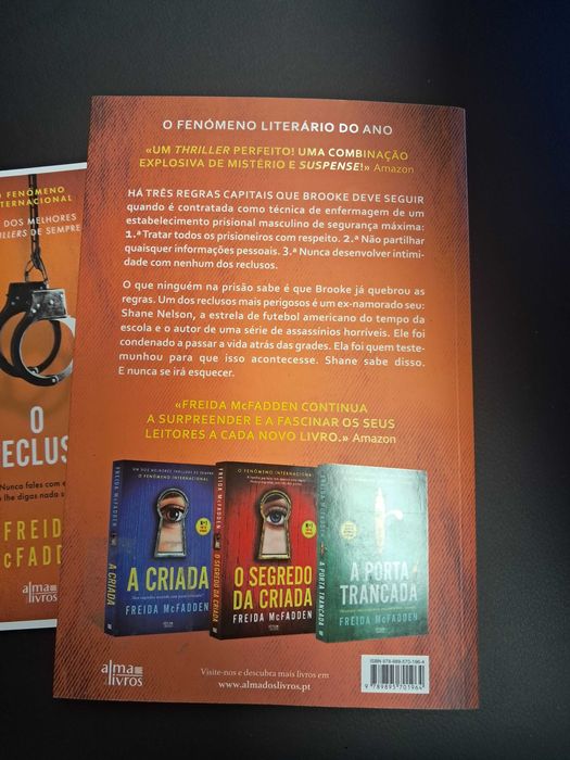 O recluso de Freida Mcfadden Perafita, Lavra E Santa Cruz Do Bispo • OLX.pt