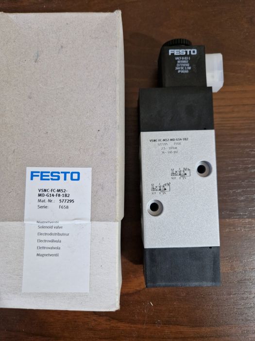 Пневморозподільник festo vsnc-fc-m52-md-g14-f8-1b2: 1 700 грн. - Для ...
