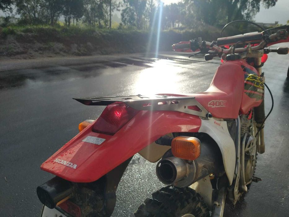 Rack/grelha traseira carga honda Xr 250 / 400 Eixo E Eirol • OLX Portugal
