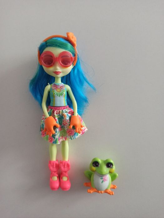 Enchantimals Tamika Tree Frog & Burst – lalka i figurka żaby Lublin ...