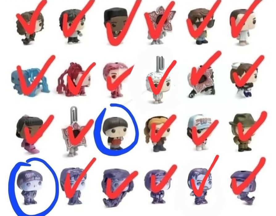 Stranger things figurki wymiana steve Erica vecna st wymiana will up ...