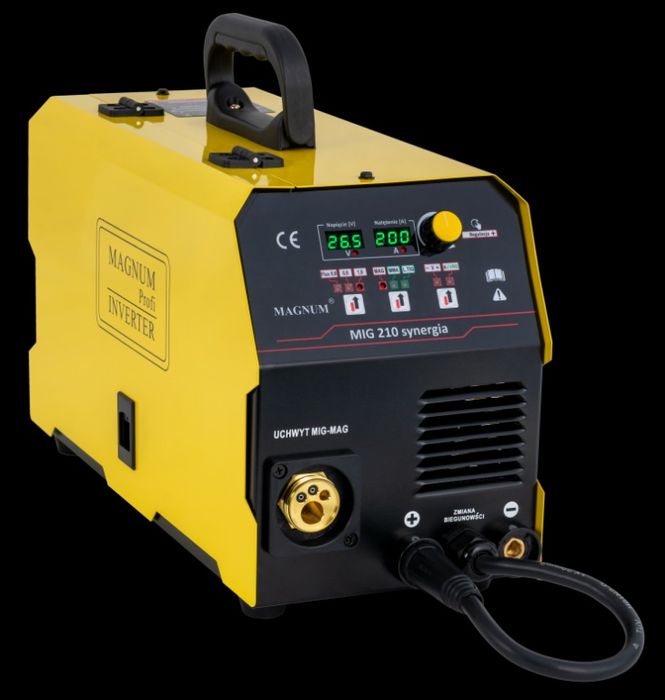 Migomat półautomat spawarka MAGNUM MIG 210 Synergia +zestaw Majscowa ...