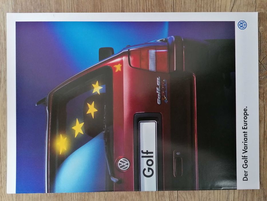 Prospekt VW Golf III Variant Europe. Jawiszowice • OLX.pl