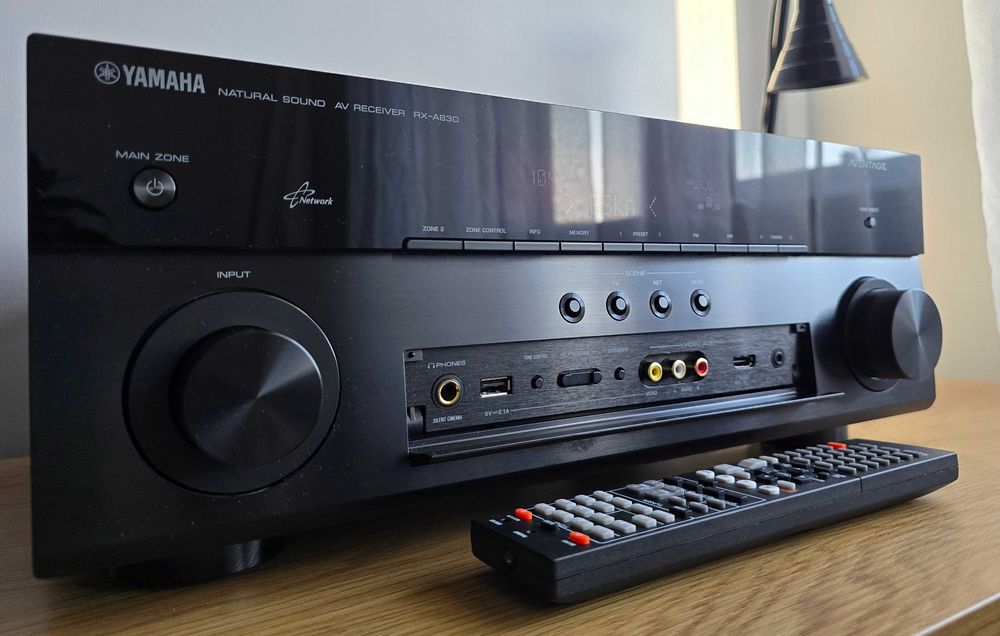 Yamaha AVENTAGE RX-A830 Amplituner 7.2 (9.2) sieciowy HDMI ARC USB LAN ...